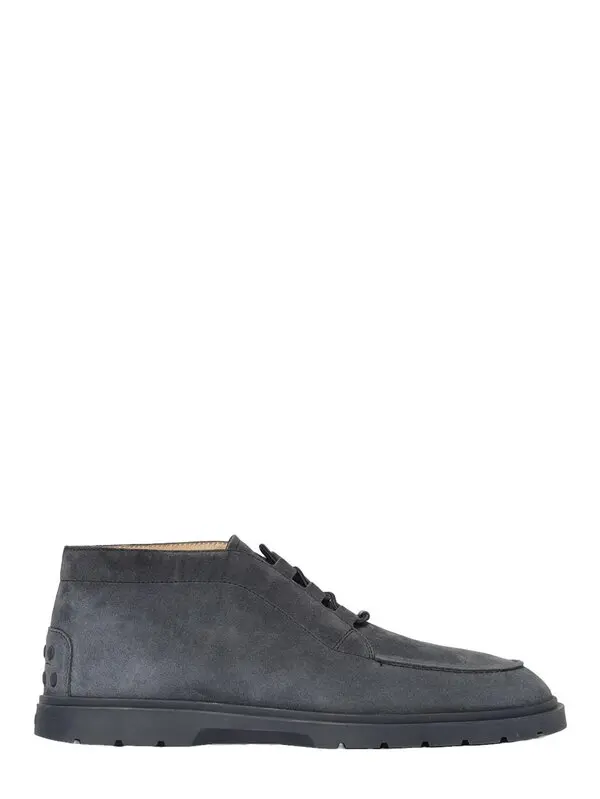 TOD'S Lace Up Ankle Boots - Blue