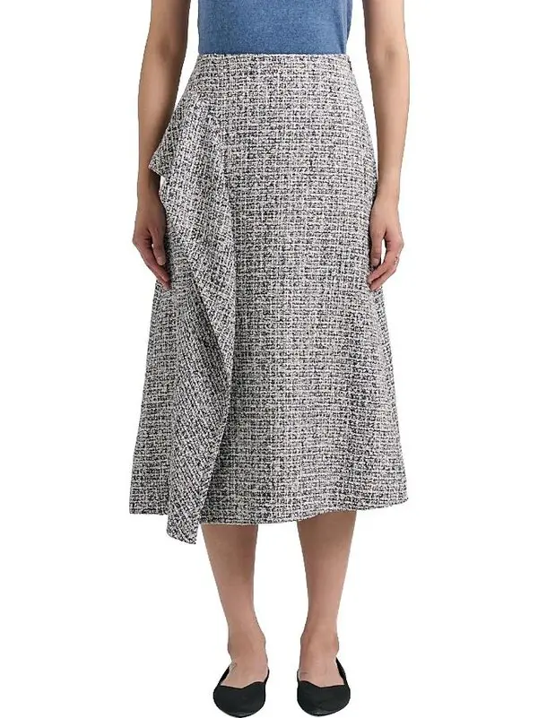 CARTOLINA Juniper Tweed Skirt - Mulitcolor Tweed