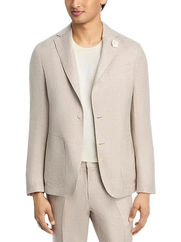 BOSS Hanry Slim Fit Textured Sport Coat - Tan