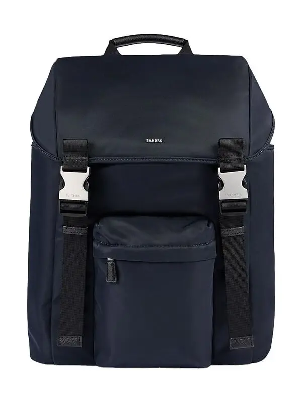 Sandro Nylon Backpack - Navy Blue
