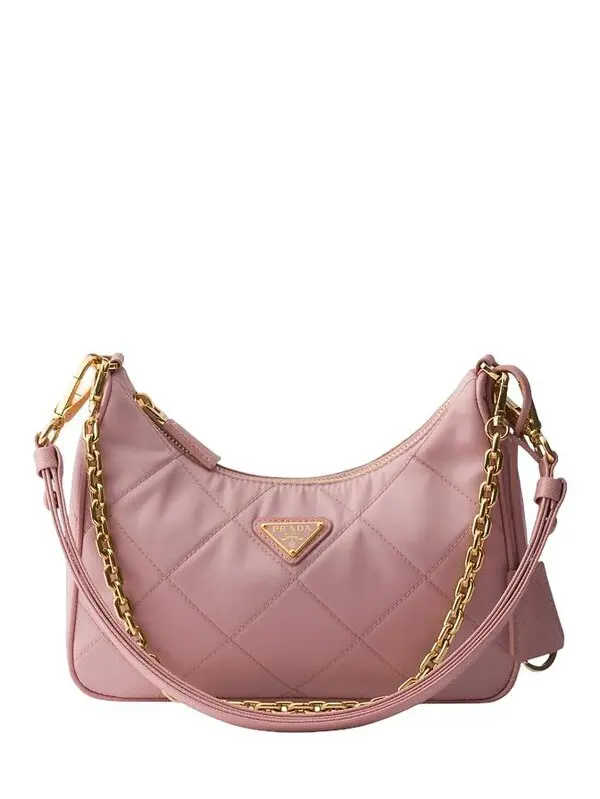 Prada Re-edition Quilted Re-nylon Mini-bag - Pink