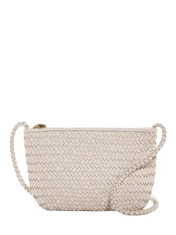 Madewell Signature Woven Leather Crossbody Bag - Vintage