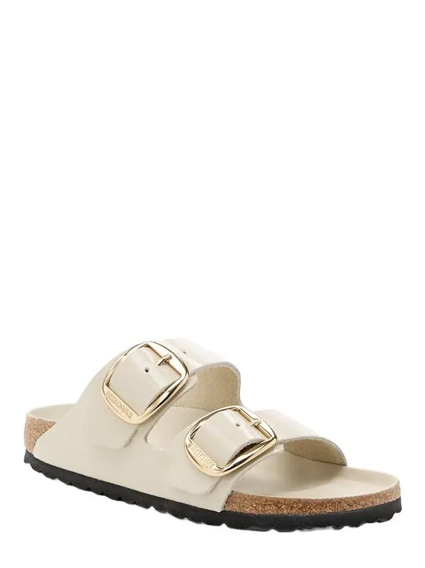BIRKENSTOCK Arizona Big Buckle Slide Sandals - Oyster