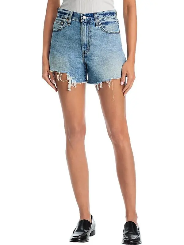 LEVI'S Ribcage A-line Denim Shorts - Blow My Mind