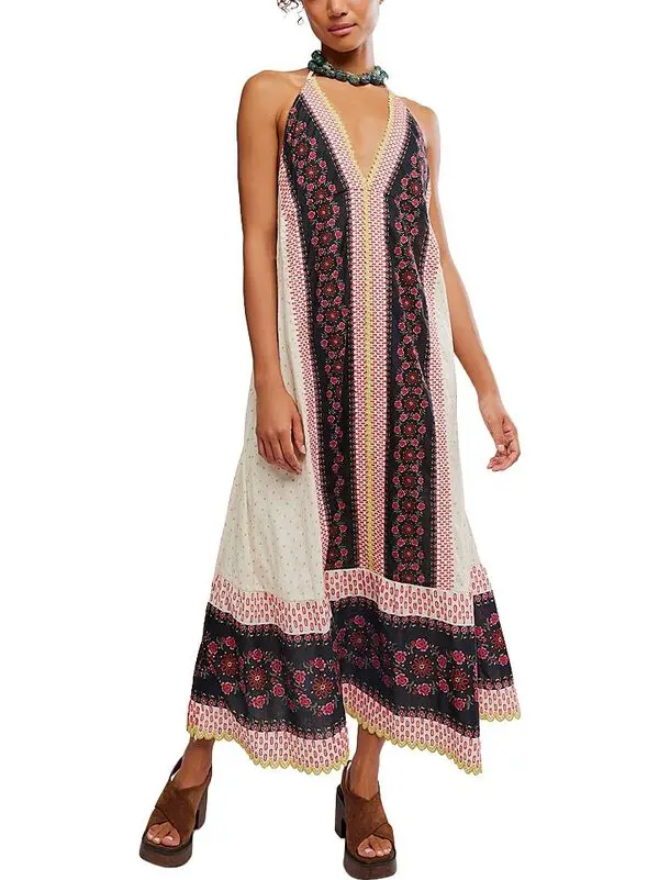 Free People Serene Maxi Dress - Ivory Combo