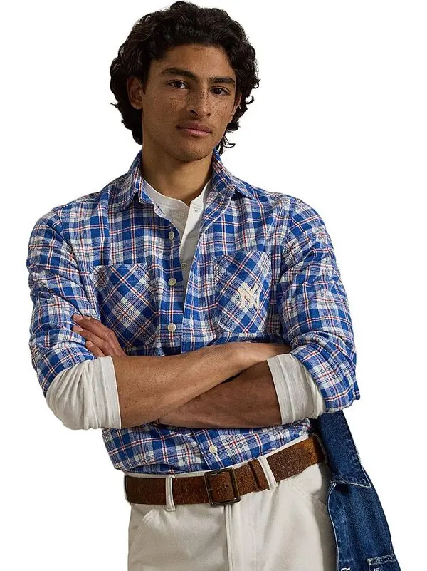 Polo Ralph Lauren Yankees Workshirt - Blue/red Multi