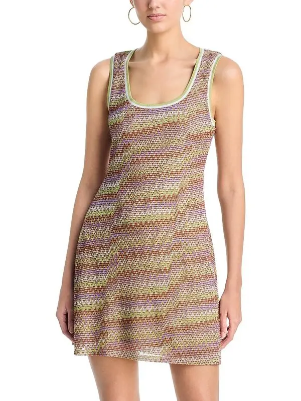 Ramy Brook Liora Mini Dress - Multi Lurex Knit