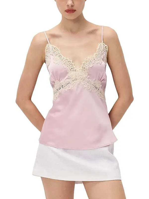 ELODIE THE LABEL Sidonie Top - Light Rose