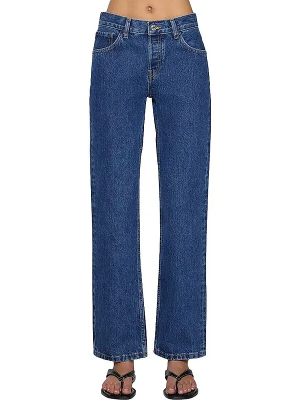 EB DENIM Ariel Mid-rise Wedgie Jeans - Manhattan