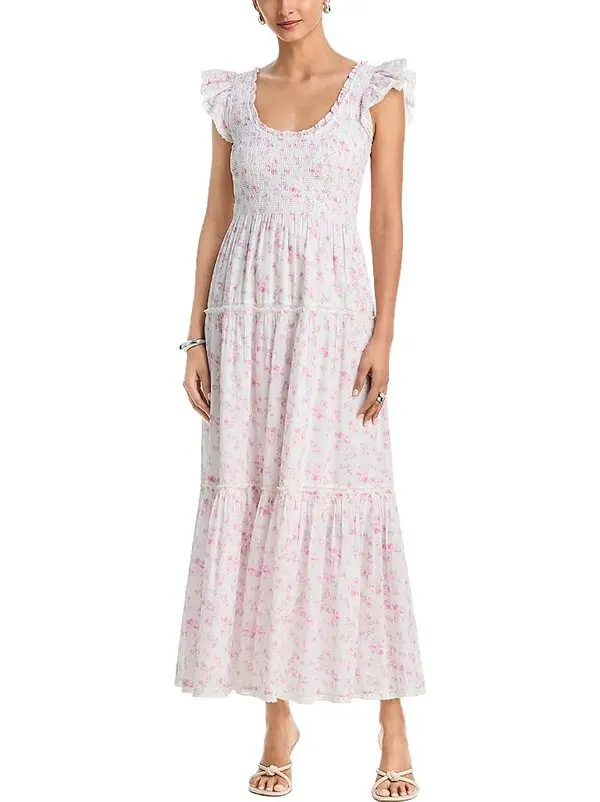 LoveShackFancy Chessie Dress - Rustic Orchid