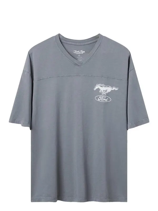 Junk Food Clothing Ford Mustang Jersey Tee - Deep Indigo