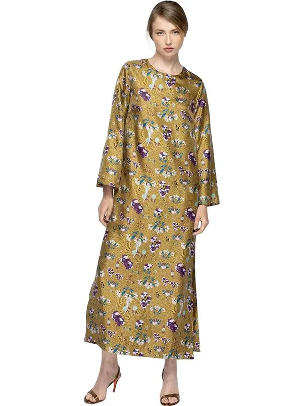 PAULA Shirley Floral Printed A-line Dress - Yellow