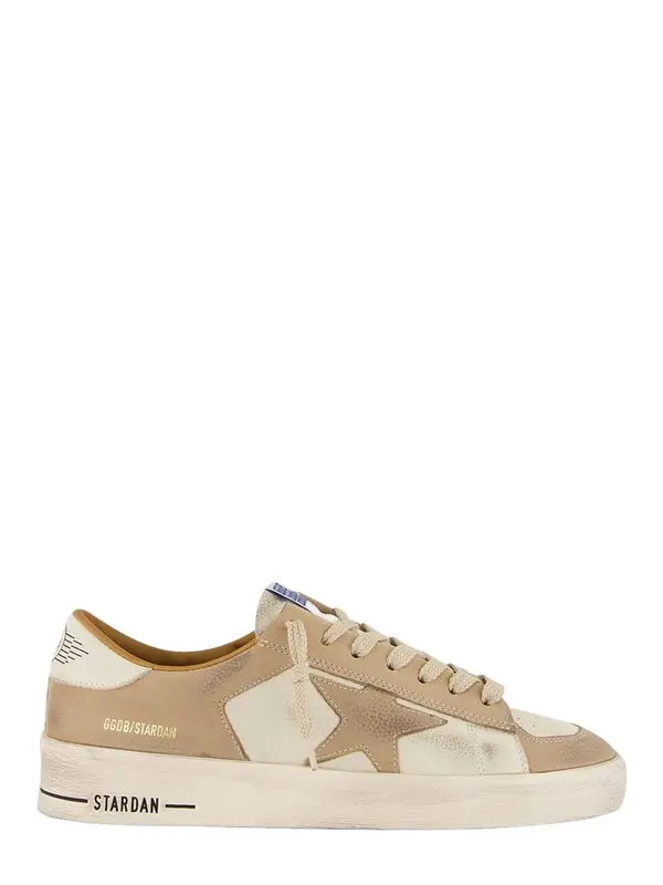 GOLDEN GOOSE Stardan Nabuk Sneakers - Beige
