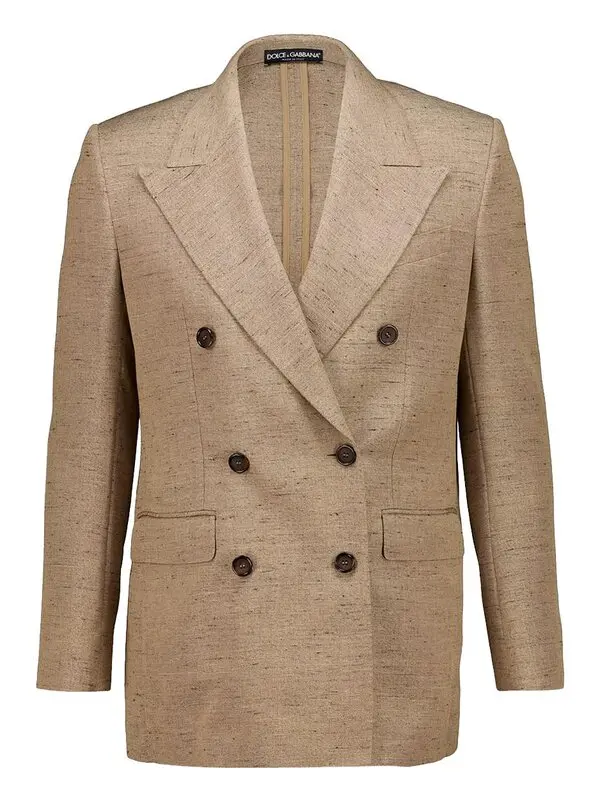 Dolce & Gabbana Double-breasted Sicilia Jacket - Beige
