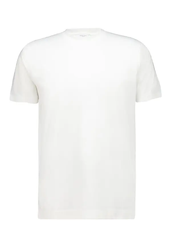 Boglioli Cotton Crew Neck T-shirt - White