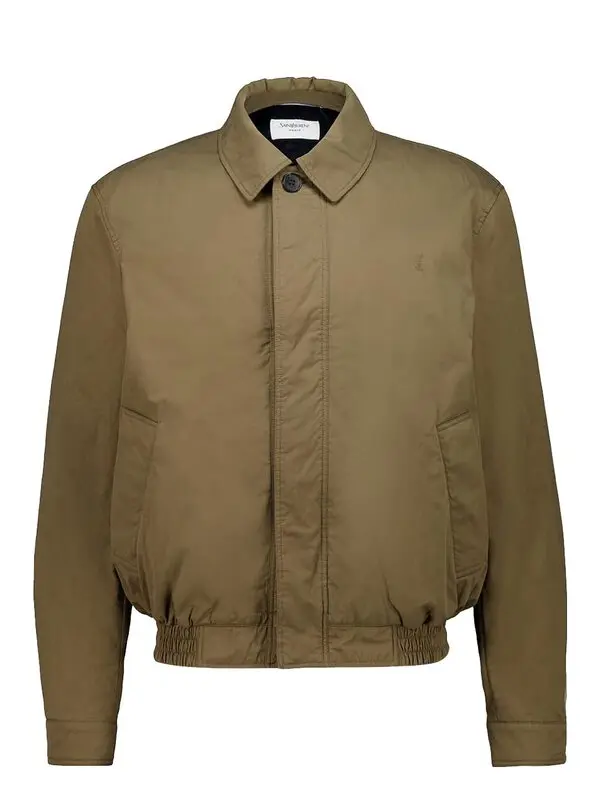 Saint Laurent Cassandre Short Jacket - Brown
