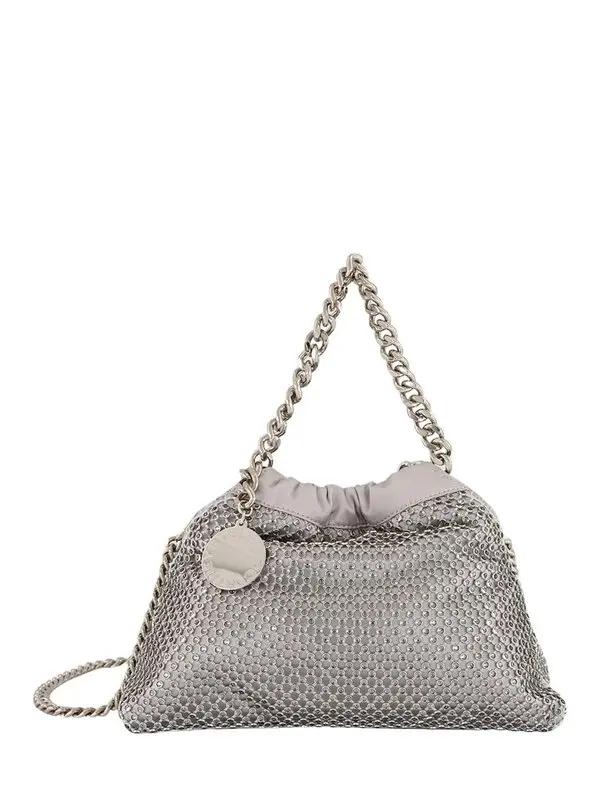 Stella McCartney Falabella Mini Crystal Handbag - Silver