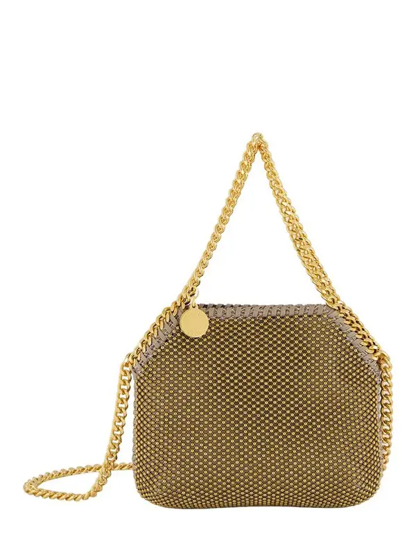 Stella McCartney Falabella Mini Mesh Handbag - Gold