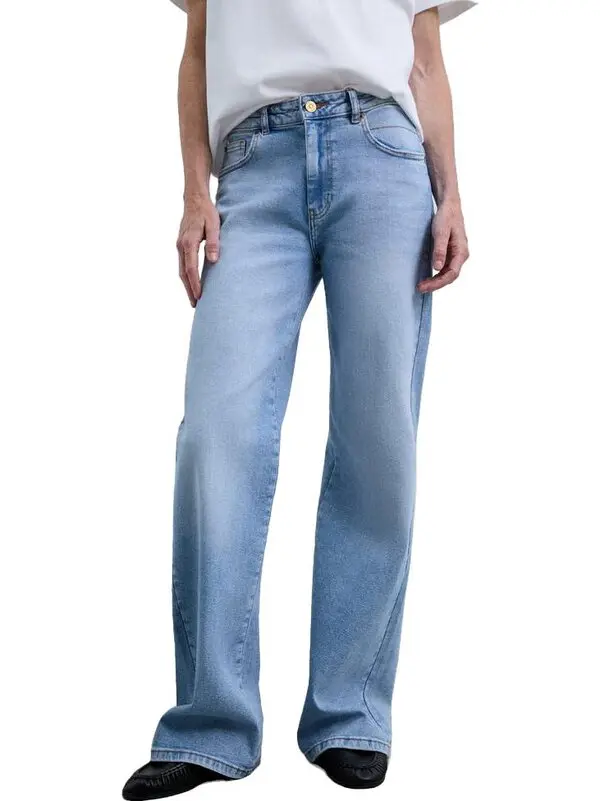 SCALPERS Bootcut Relax Denim - Lightindigo