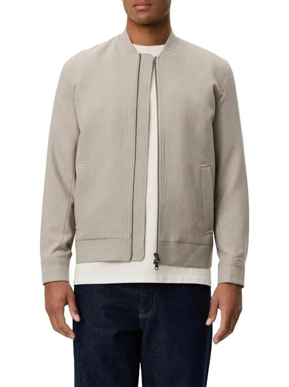 LES DEUX Como Solid Bomber Jacket - Laurel Oak Sand