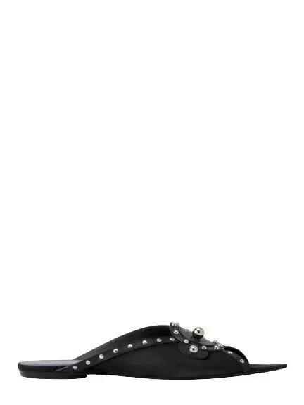 LANVIN Eclipse Arch Flat Mule - Black
