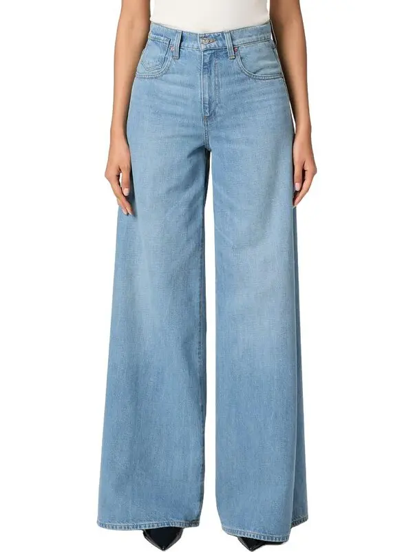 Paige Cameron High-waist Wide Leg Jeans - Fields