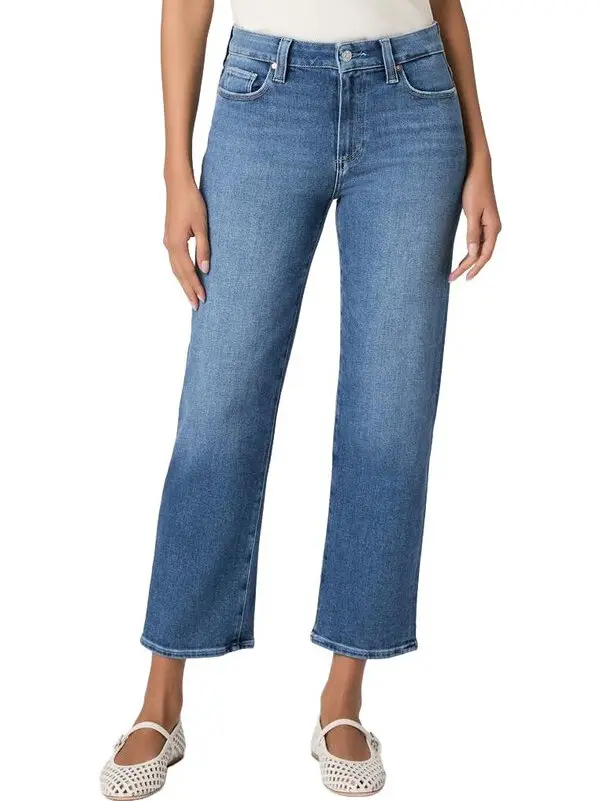 Paige Mason Ankle Straight Leg Jeans - Monaco Mist