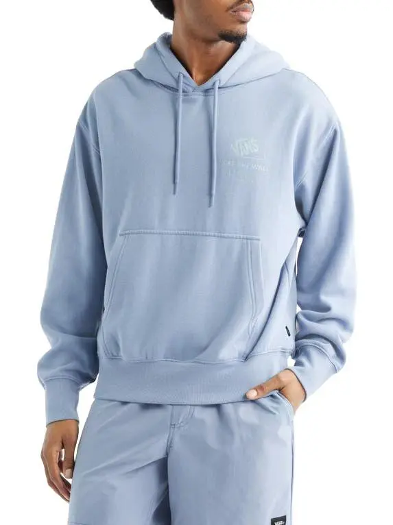 VANS Stacked Hi Pullover Hoodie - Glacial Slate
