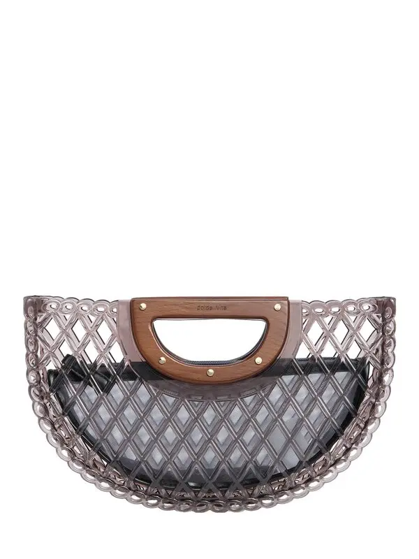 Dolce Vita Solandra Jelly Clutch - Smoke