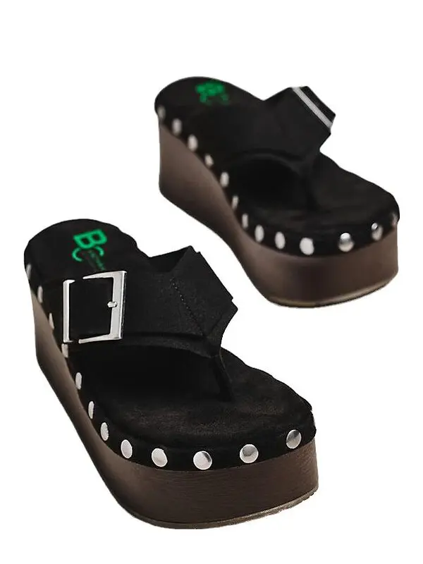Seychelles Starfish Platform Sandals - Black