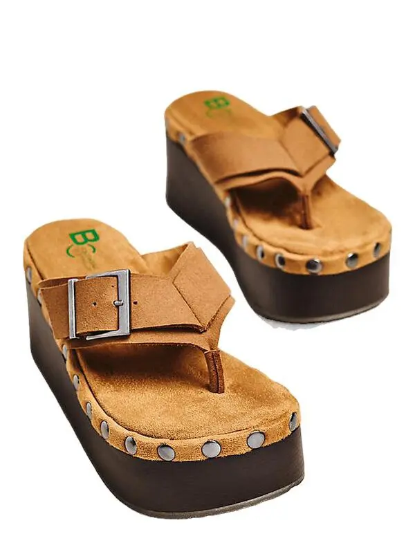Seychelles Starfish Platform Sandals - Tan
