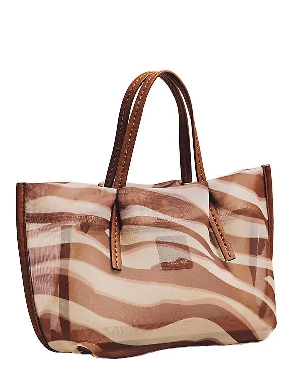 Dolce Vita Mesh Tote Bag - Zebra