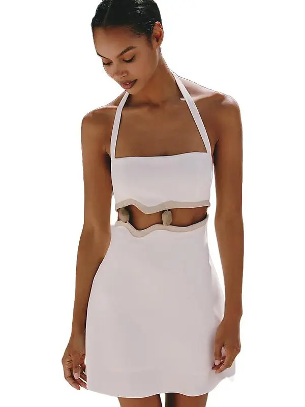 Azulu Kleio Mini Dress - Ivory