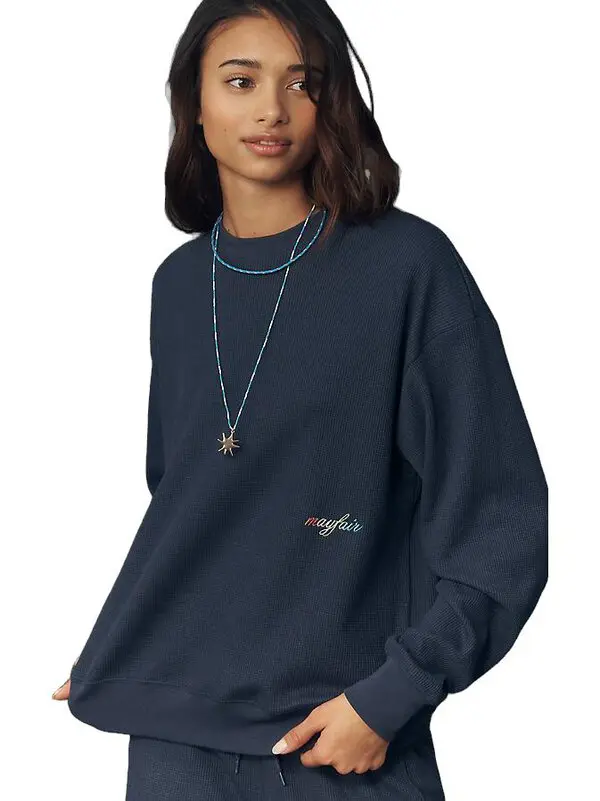 MAYFAIR Empathy Crew Pullover - Blue