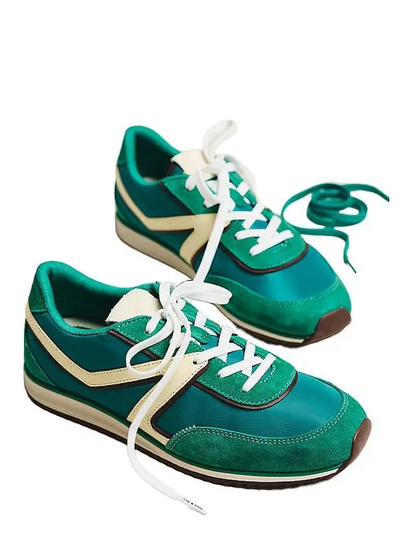 Rag & Bone Retro Trainer Sneakers - Green
