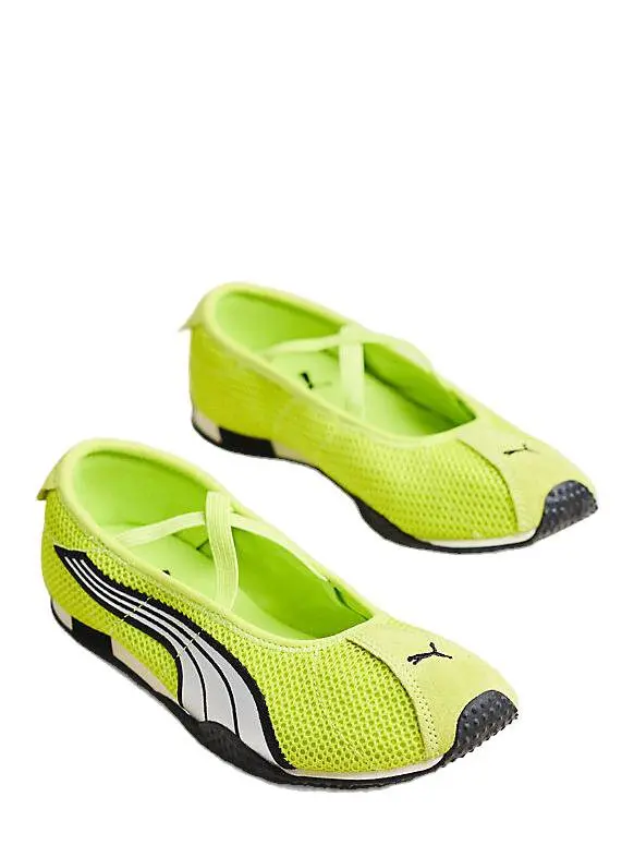 PUMA H-street Ballet Slip-on Sneakers - Lime Smash / Silver