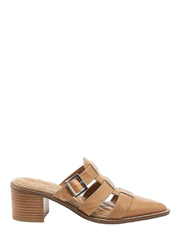 KELSI DAGGER BROOKLYN Mitchie Heeled Mules - Tan