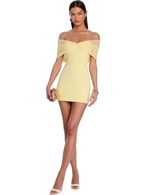 SEROYA Jayne Mini Dress - Butter