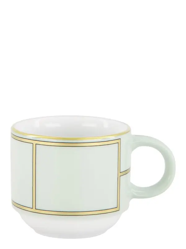 GINORI 1735 Verde Porcelain Diva Coffee Cup - Green