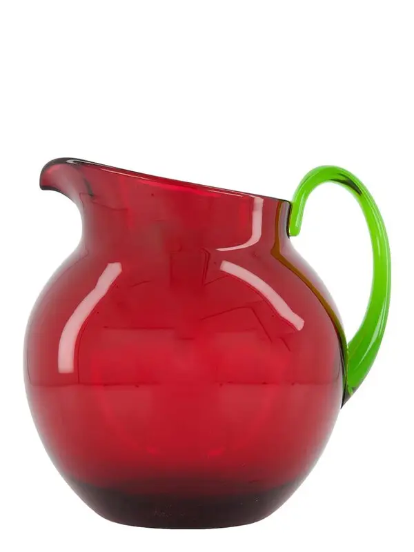 MARIO LUCA GIUSTI Ruby And Green Pitcher Pallina - Red