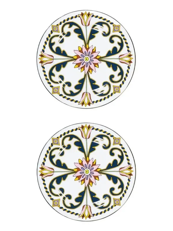 La DoubleJ Set Of 2 Dessert Plates - Multicolour