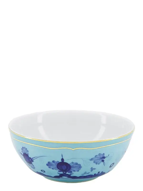 GINORI 1735 Oriente Italiano Iris Porcelain Bowl - Blue