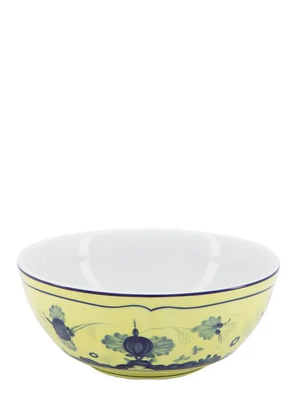 GINORI 1735 Oriente Italiano Citrino Porcelain Bowl - Yellow