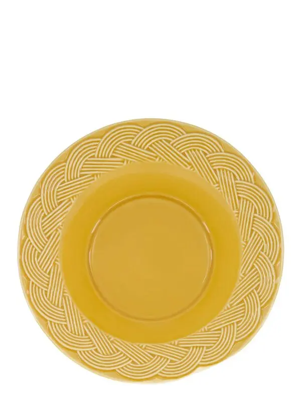 HOUSE OF CAPRICORN Vime Ceramic Soup Plate - Yellow
