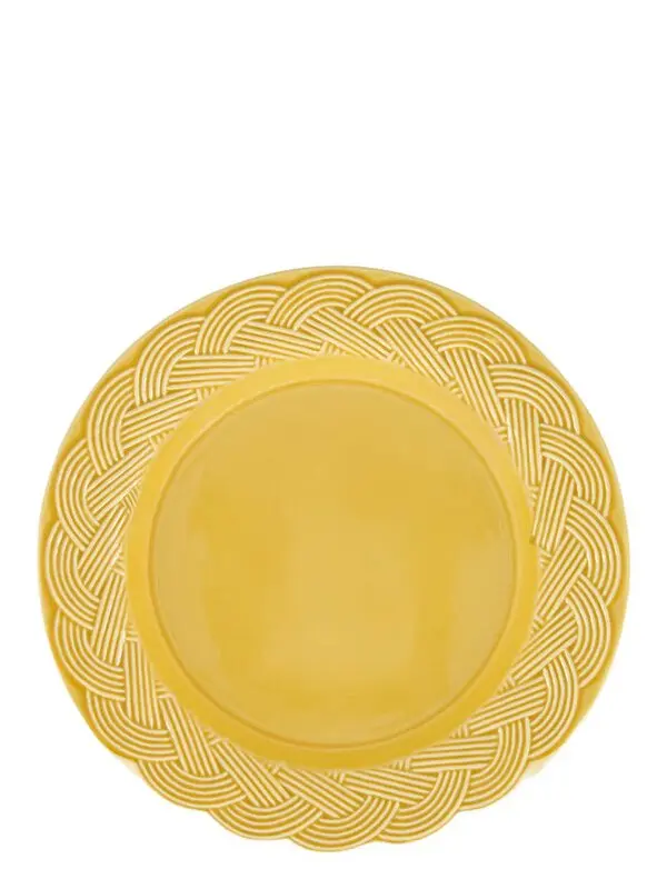 HOUSE OF CAPRICORN Vime Ceramic Dinner Plate - Yellow