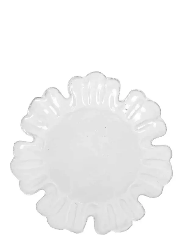 ASTIER DE VILLATTE Dinner Plate Chou With Seven Petals - White