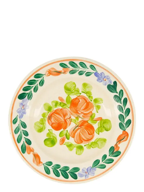 ALL ORIGINE Transylvanian Floral Soup Plate - Multicolour