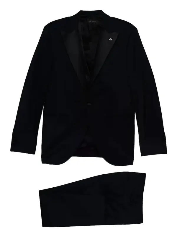 LUIGI BIANCHI MANTOVA Button Suit - Blue
