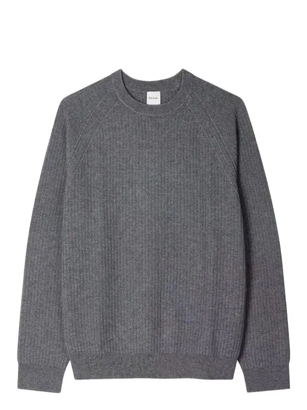 Paul Smith Ribbed Crew-neck Sweater - Grey