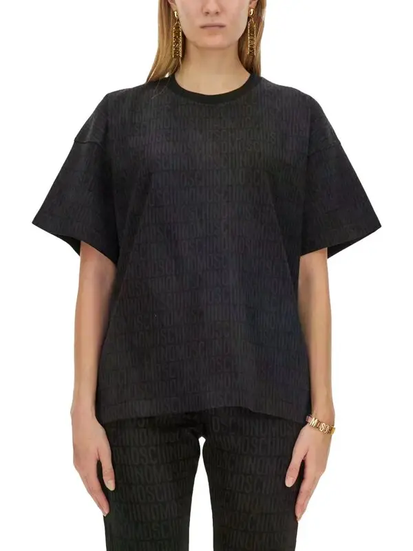 Moschino Logo-print T-shirt - Black